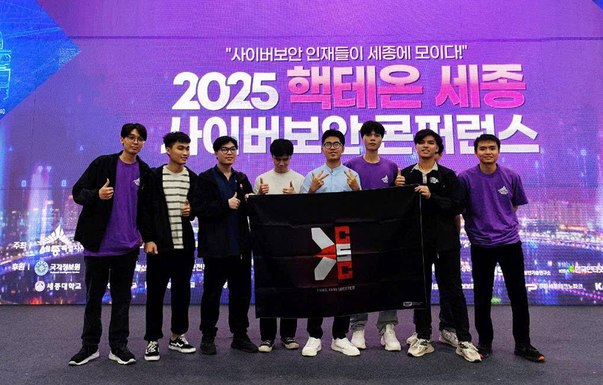 Sinh viên Kỹ thuật Mật mã giành giải Nhất thi an ninh mạng HackTheOn Sejong 2025