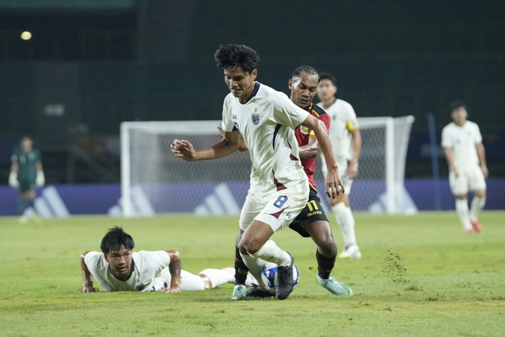 Kết quả bóng đá U23 Thái Lan vs U23 Timor Leste - U23 Đông Nam Á 2025