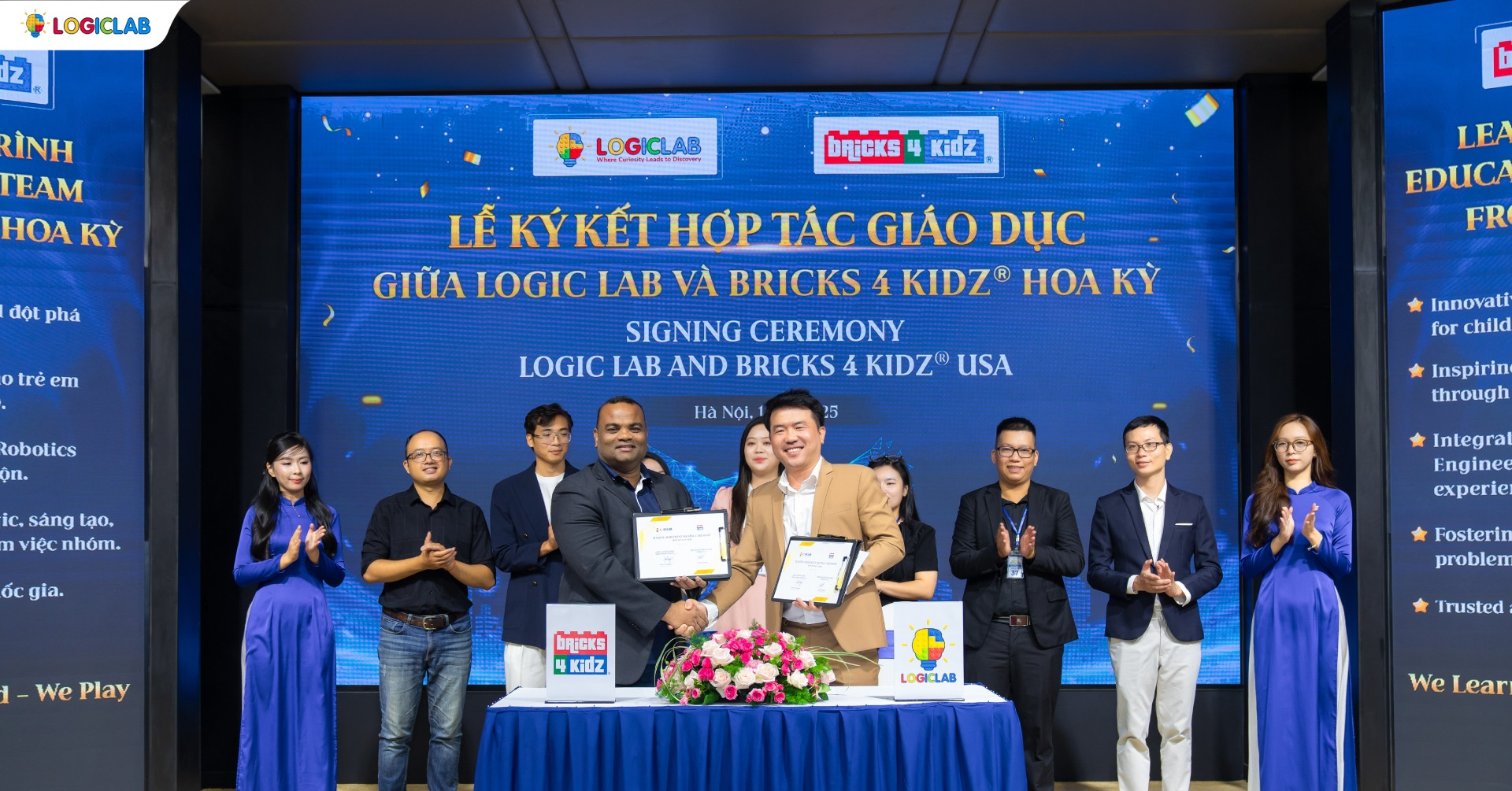 Logic Lab hợp tác Bricks 4 Kidz đưa tri thức quốc tế đến trẻ em Việt