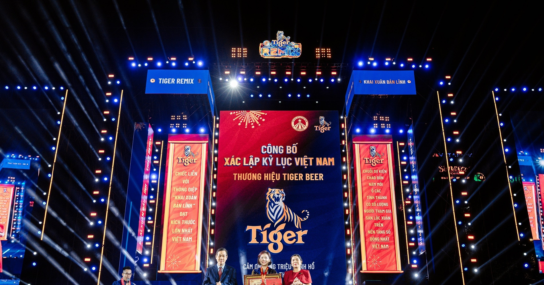 Tiger Beer ‘mở màn’ 2026 rực rỡ với kỷ lục 36.498 người ‘săn lộc Xuân’