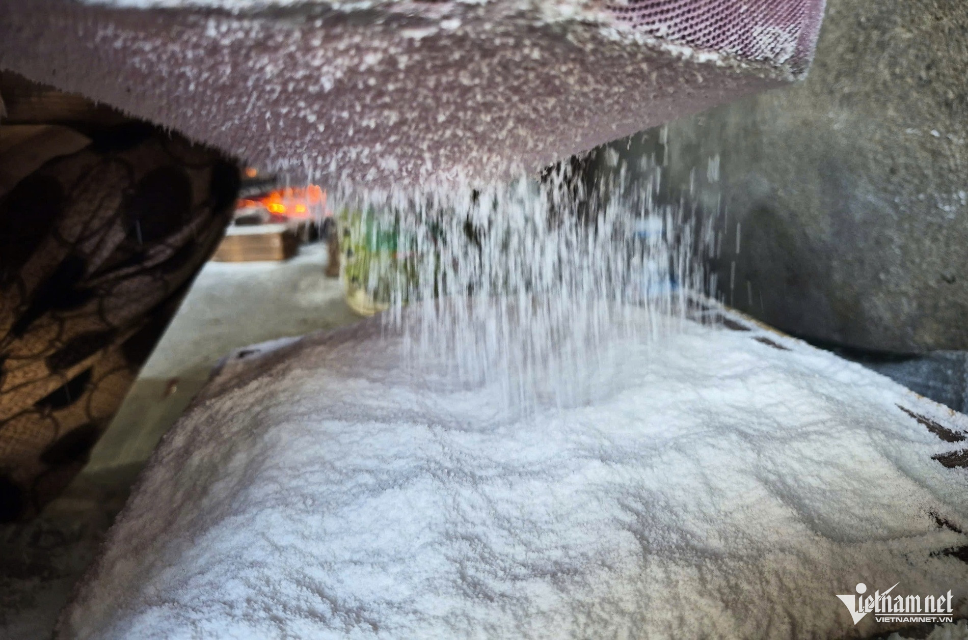 With fires blazing in the dead of night, the traditional pastry-making ...