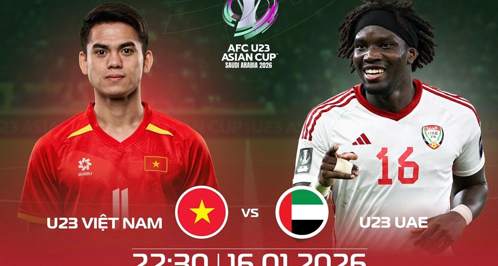 Xem trực tiếp bóng đá U23 Việt Nam vs U23 UAE ở kênh nào?