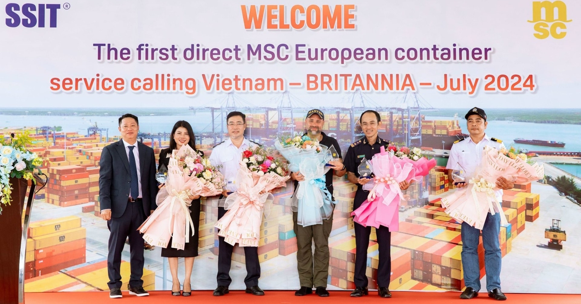 SSIT welcomes MSC’s first direct European service in Vietnam