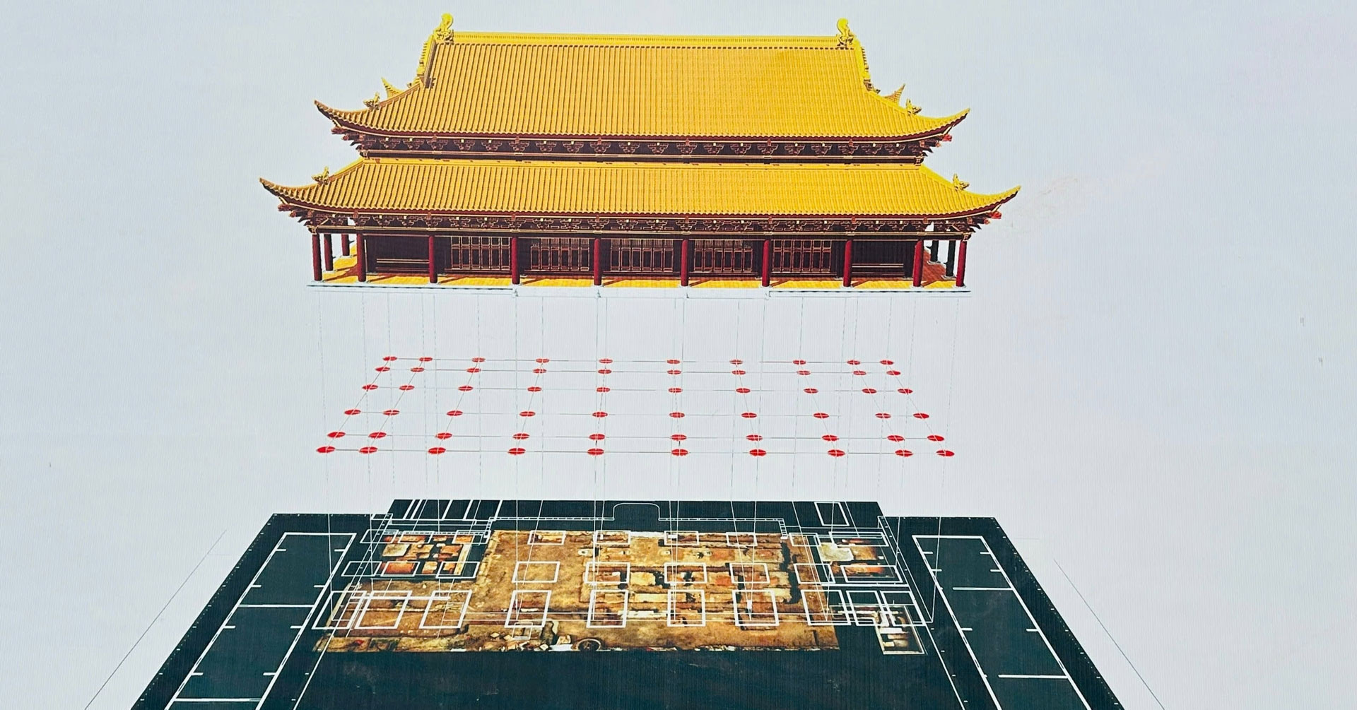 Ancient palace foundations unveiled at Thang Long Imperial Citadel
