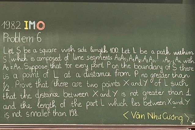 Four Vietnamese math problems featured in International Math Olympiad ...
