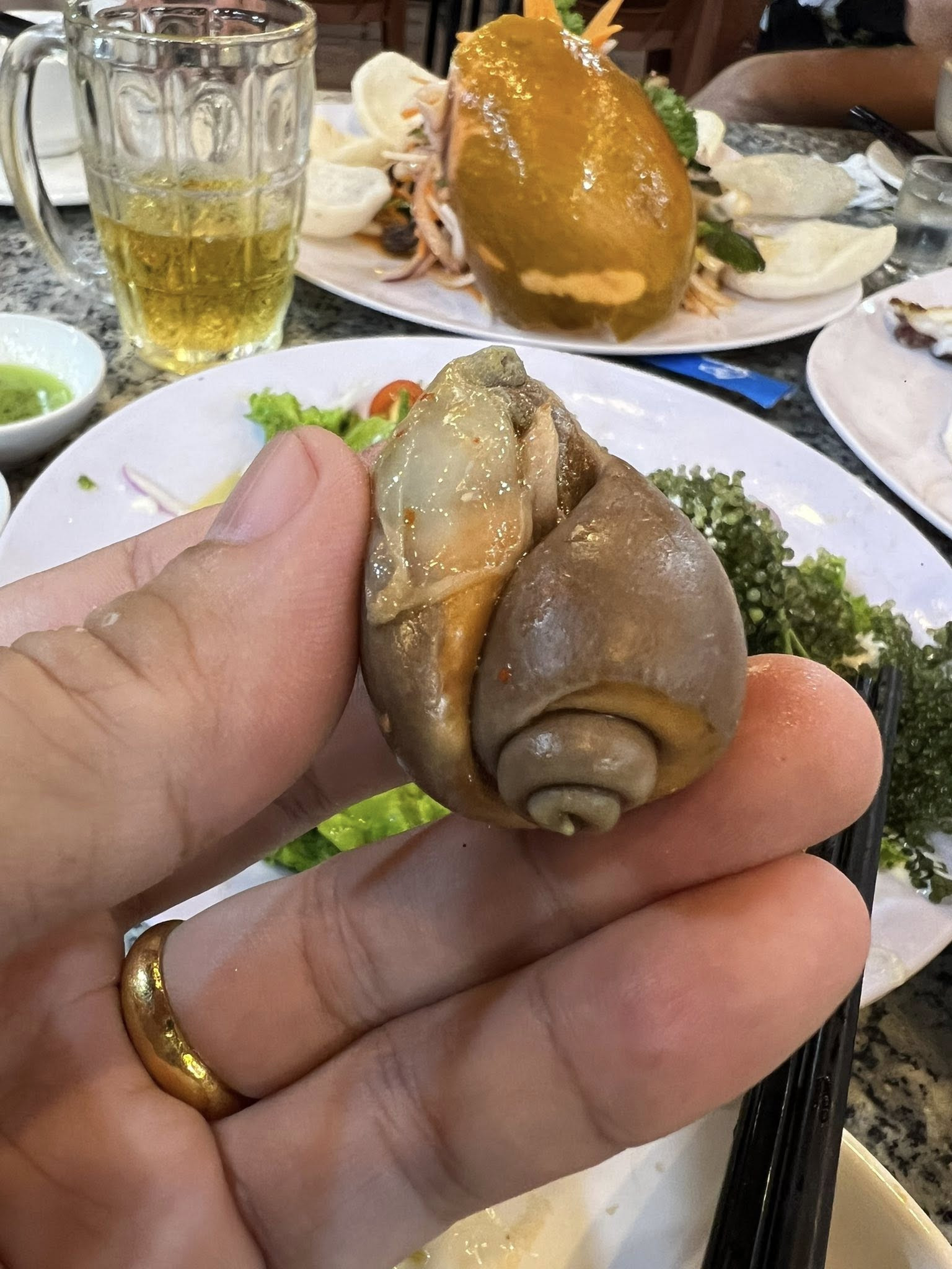 Vietnam’s giant elephant snail wows with sweet, crunchy meat
