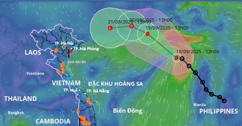 Typhoon Mitag forms in East Sea with winds up to level 10