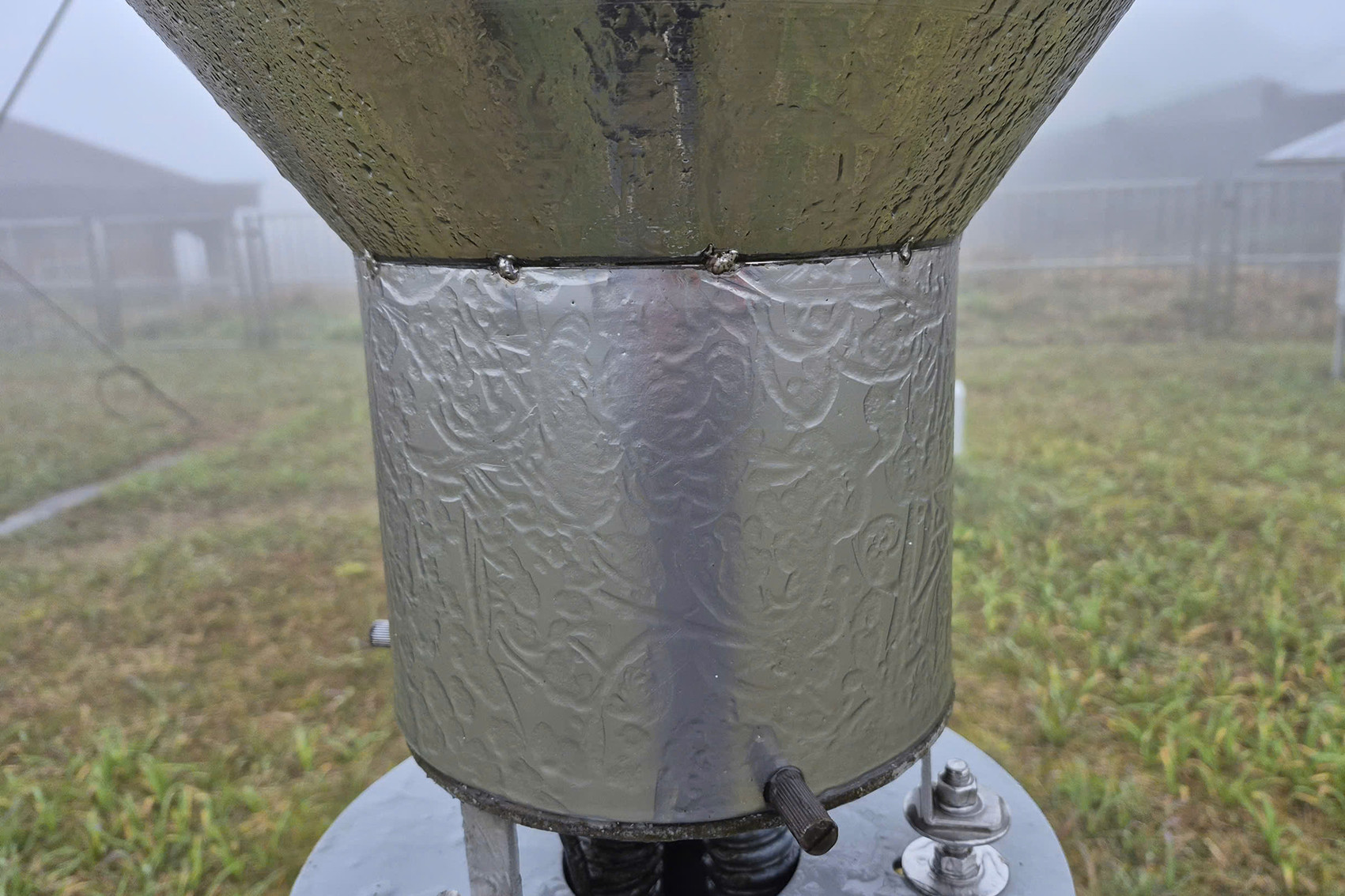 Frost forms on Mau Son peak in northern Vietnam