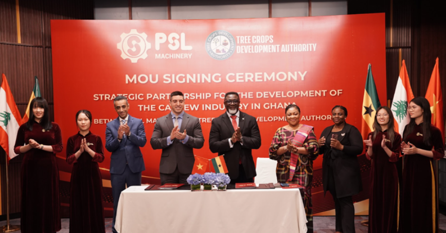 Ghana advances cashew industrialization through PSL Machinery partnership