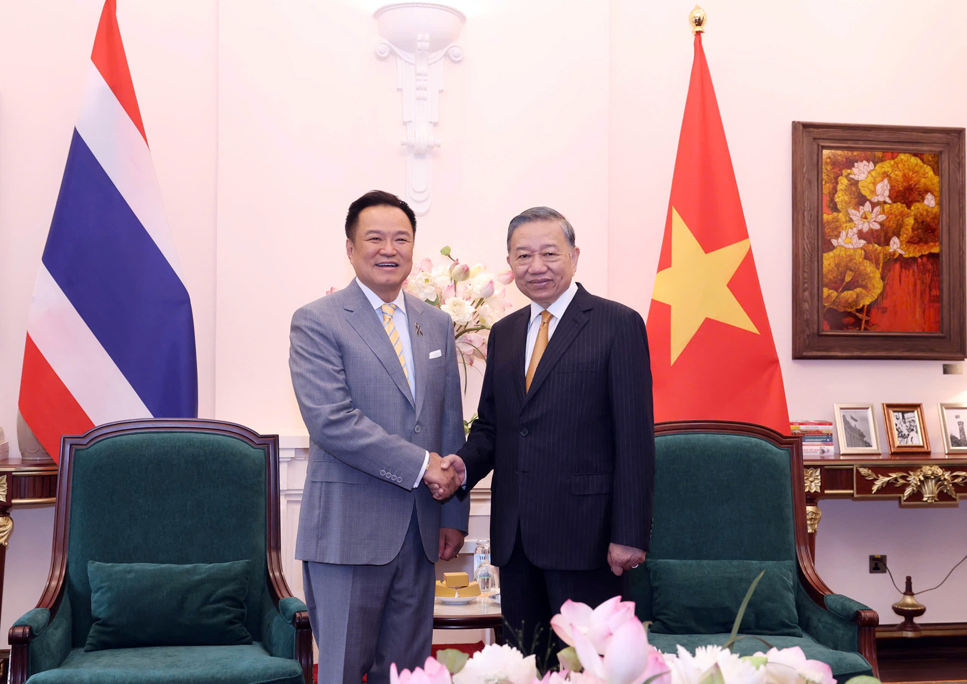 Party Chief and President To Lam meets PMs of Laos, Cambodia and Thailand