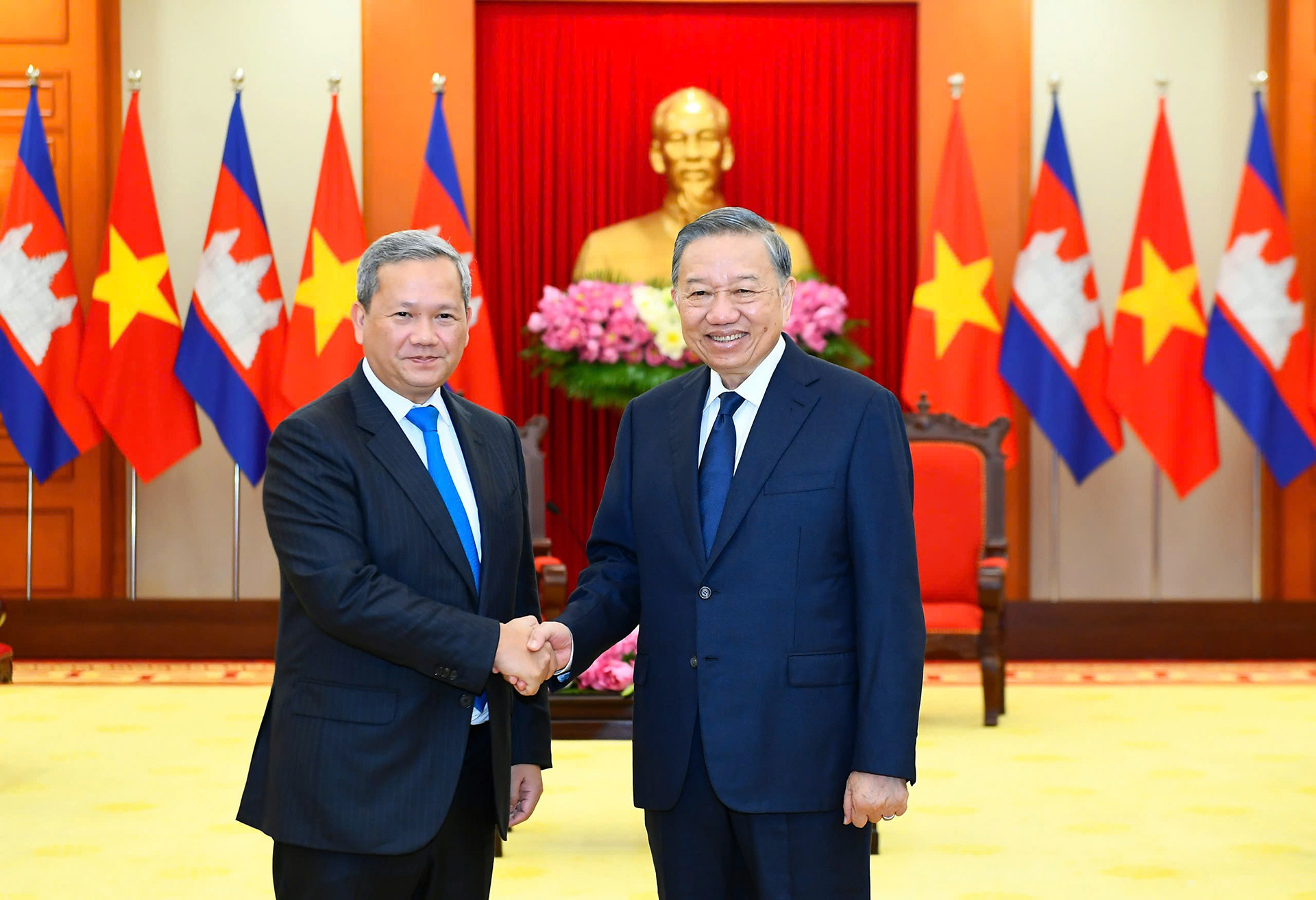 Party Chief and President To Lam meets PMs of Laos, Cambodia and Thailand